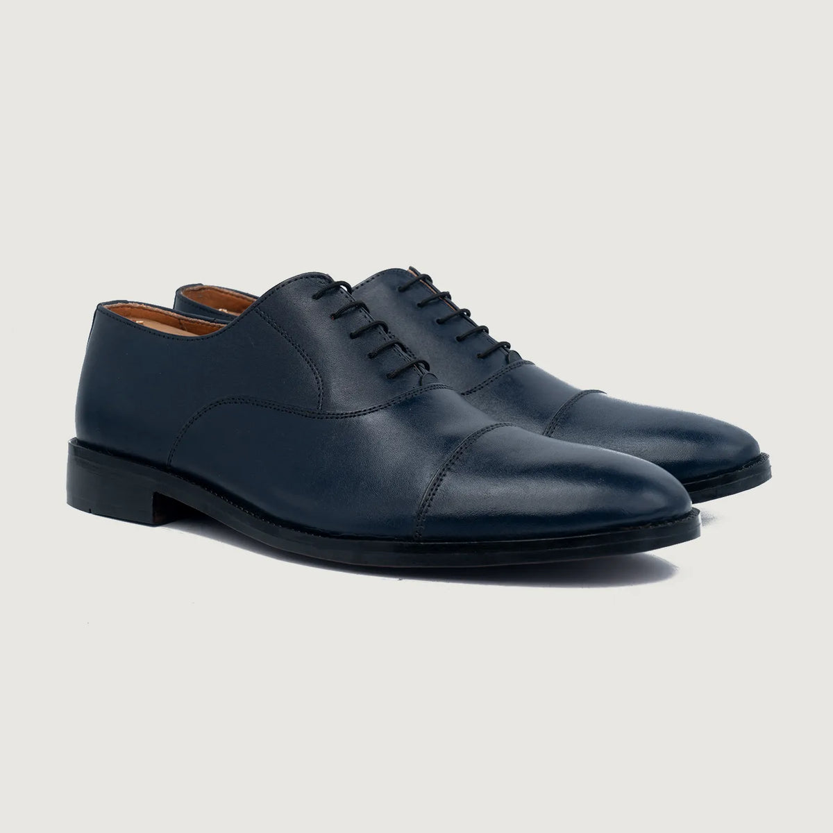 Men’s Professor Oxford Shoes in Midnight Blue - Eviternity